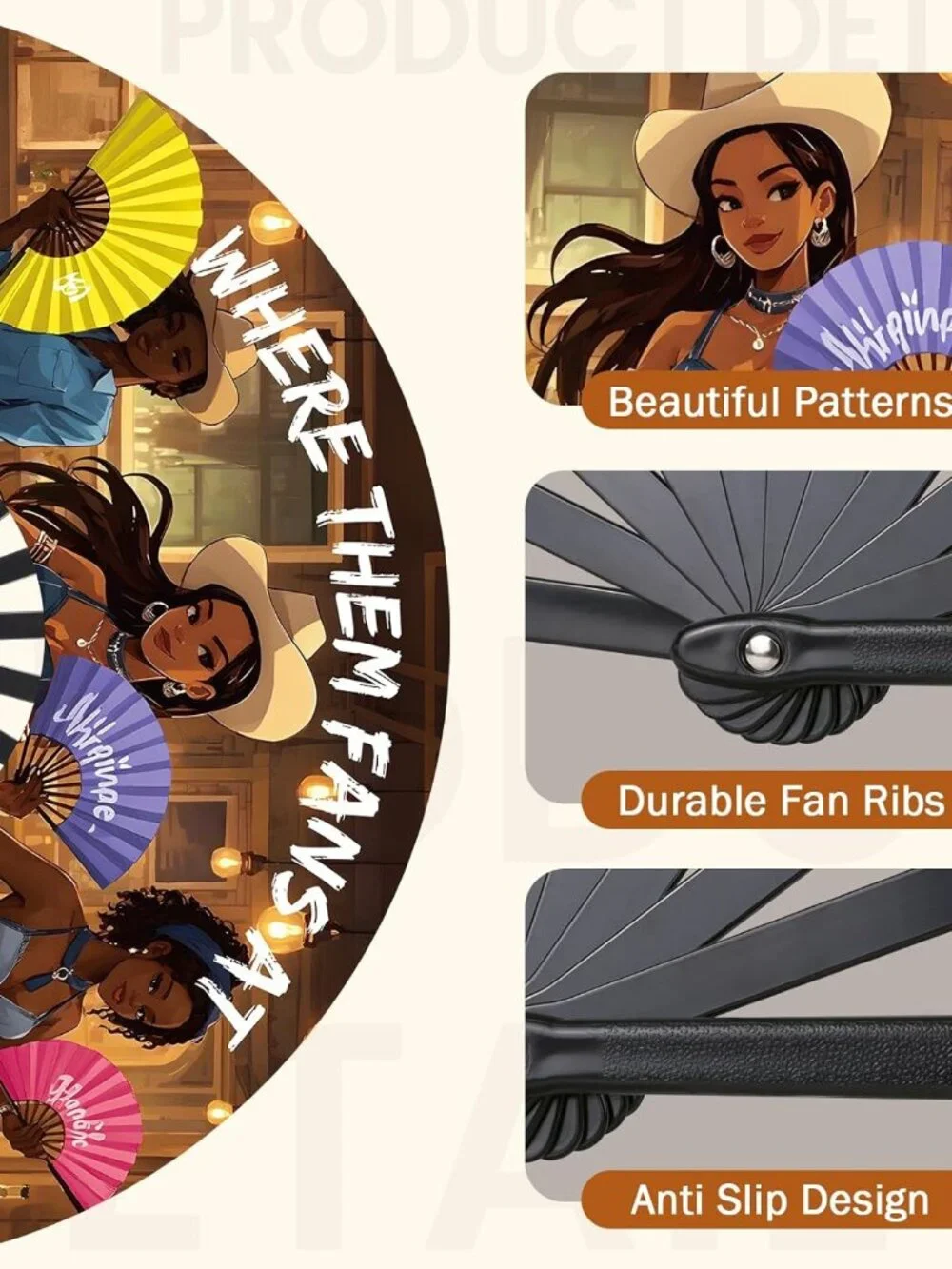 Other | Fans For Line Dancing Hand Fan Foldableclacking Fans For Line ...